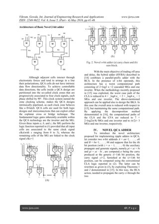 Area-Delay Efficient Binary Adders in QCA | PDF
