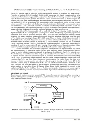 The Implementation of Cooperative Learning Model Rally Robbin And Fan-N ...