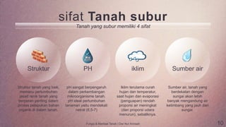 Fungsi dan Manfaat tanah | PPTX