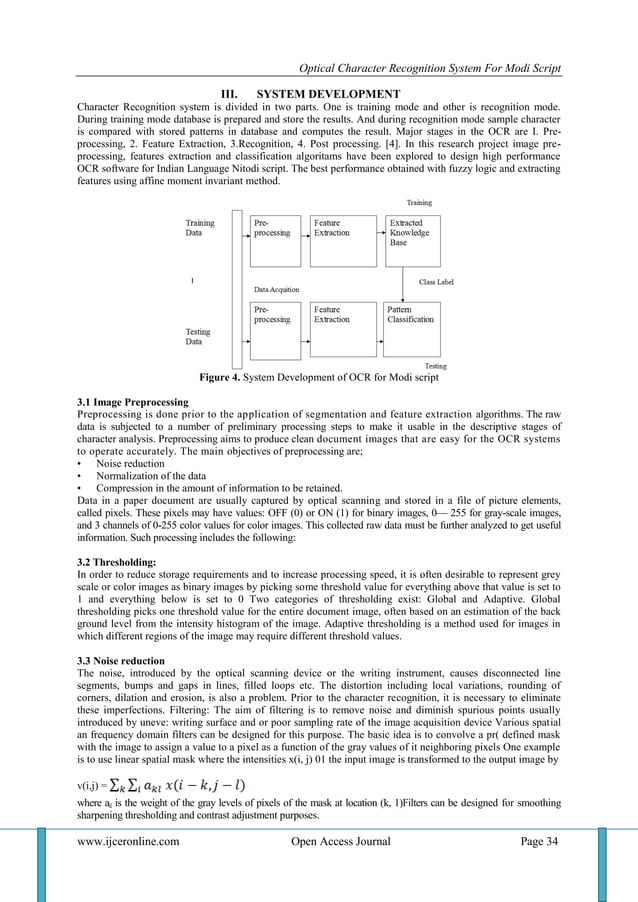 Character Recognition System for Modi Script | PDF | Desktop Publishing | Computer Software and ...