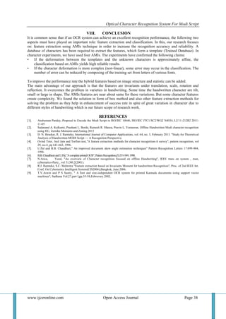 Character Recognition System for Modi Script | PDF