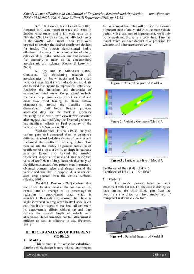 Performance Study of Wind Friction Reduction Attachments for Van Using Computational Fluid ...