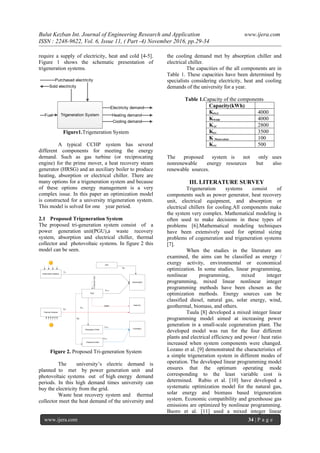 An Optimization Model for A Proposed Trigeneration System | PDF