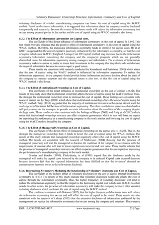 Voluntary Disclosure, Ownership Structure, Information Asymmetry and ...