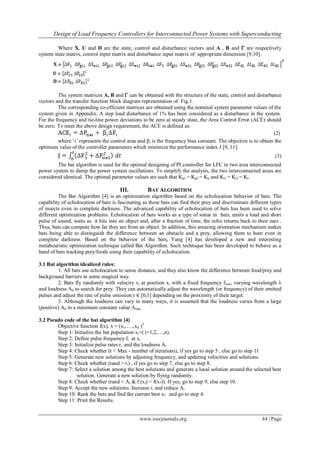 Design of Load Frequency Controllers for Interconnected Power Systems ...