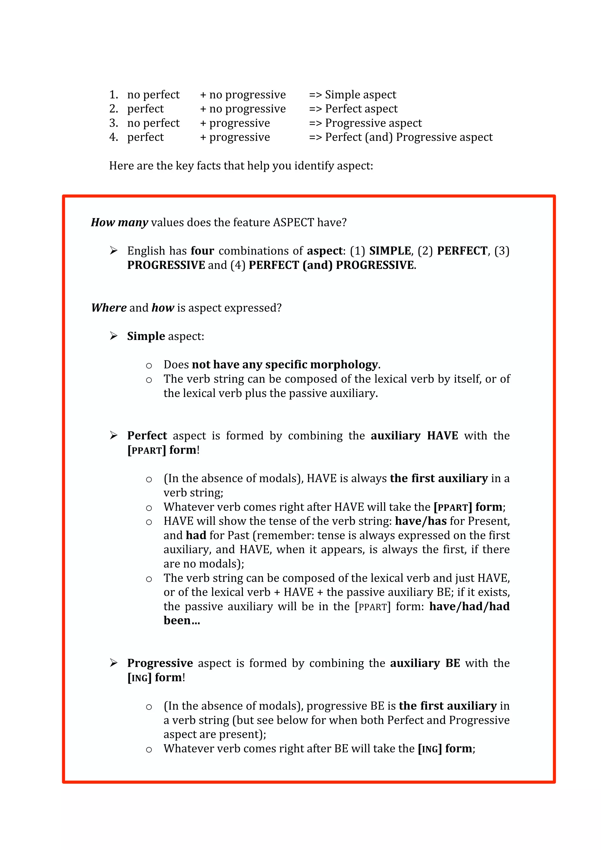 Study Sheet 5 (Verbal Features) | PDF | Programming Languages | Computing