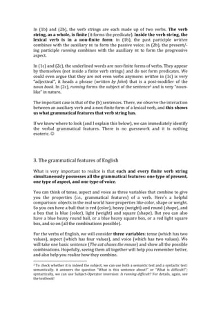 Study Sheet 5 (Verbal Features) | PDF | Programming Languages | Computing