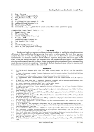 Ranking Preferences to Data by Using R-Trees | PDF