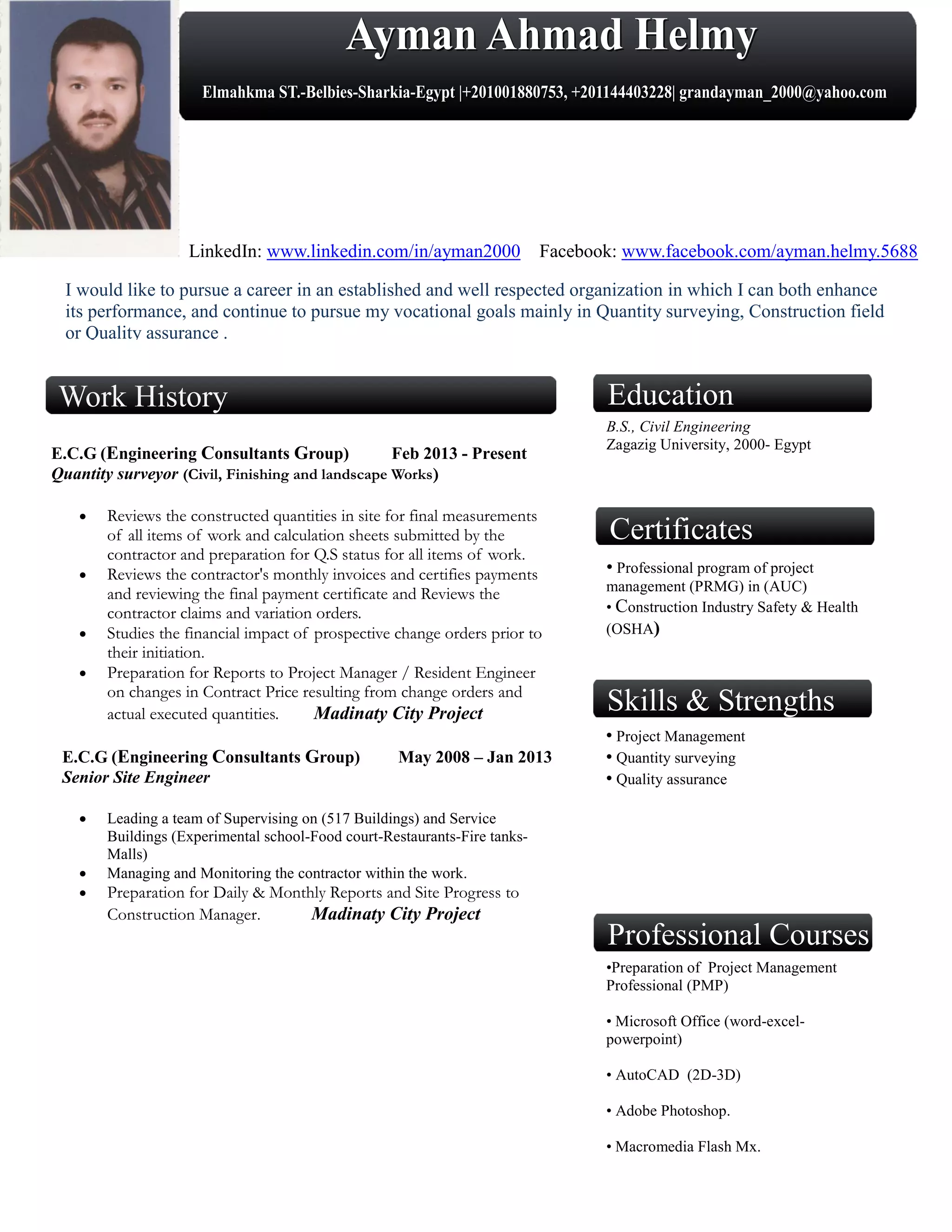 AYMAN HELMY_CV | PDF