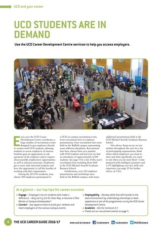 UCD Career Guide 2016-17 | PDF
