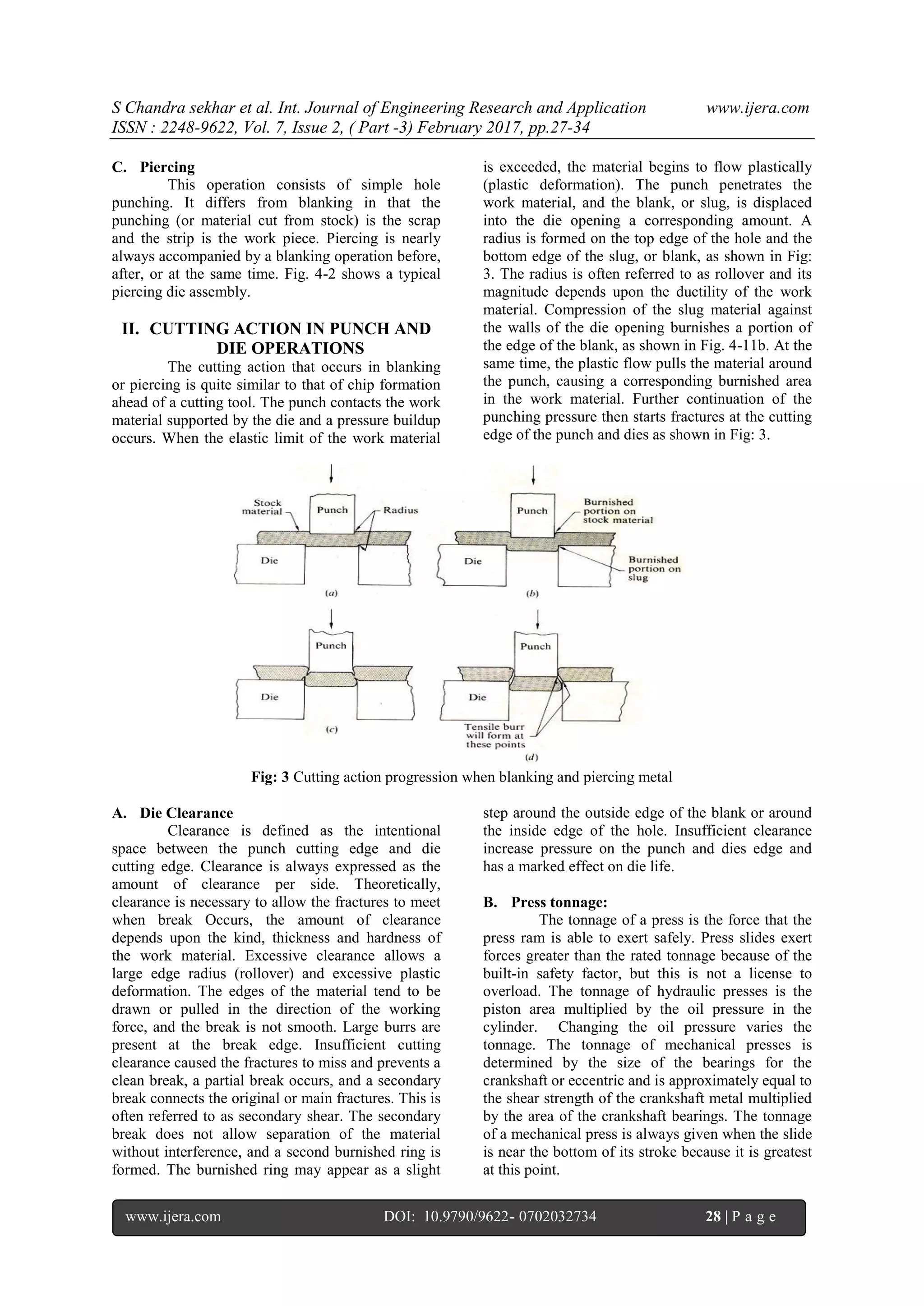 Modeling and Analysis of Progressive Tool with Pilot Location | PDF