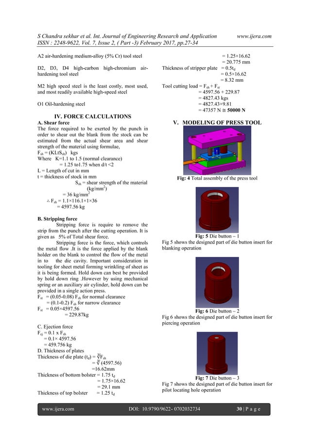 Modeling and Analysis of Progressive Tool with Pilot Location | PDF