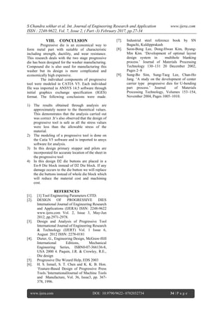 Modeling and Analysis of Progressive Tool with Pilot Location | PDF