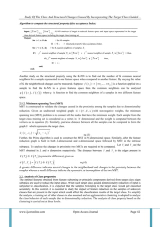 Study of the Class and Structural Changes Caused By Incorporating the Target Class Guided ...
