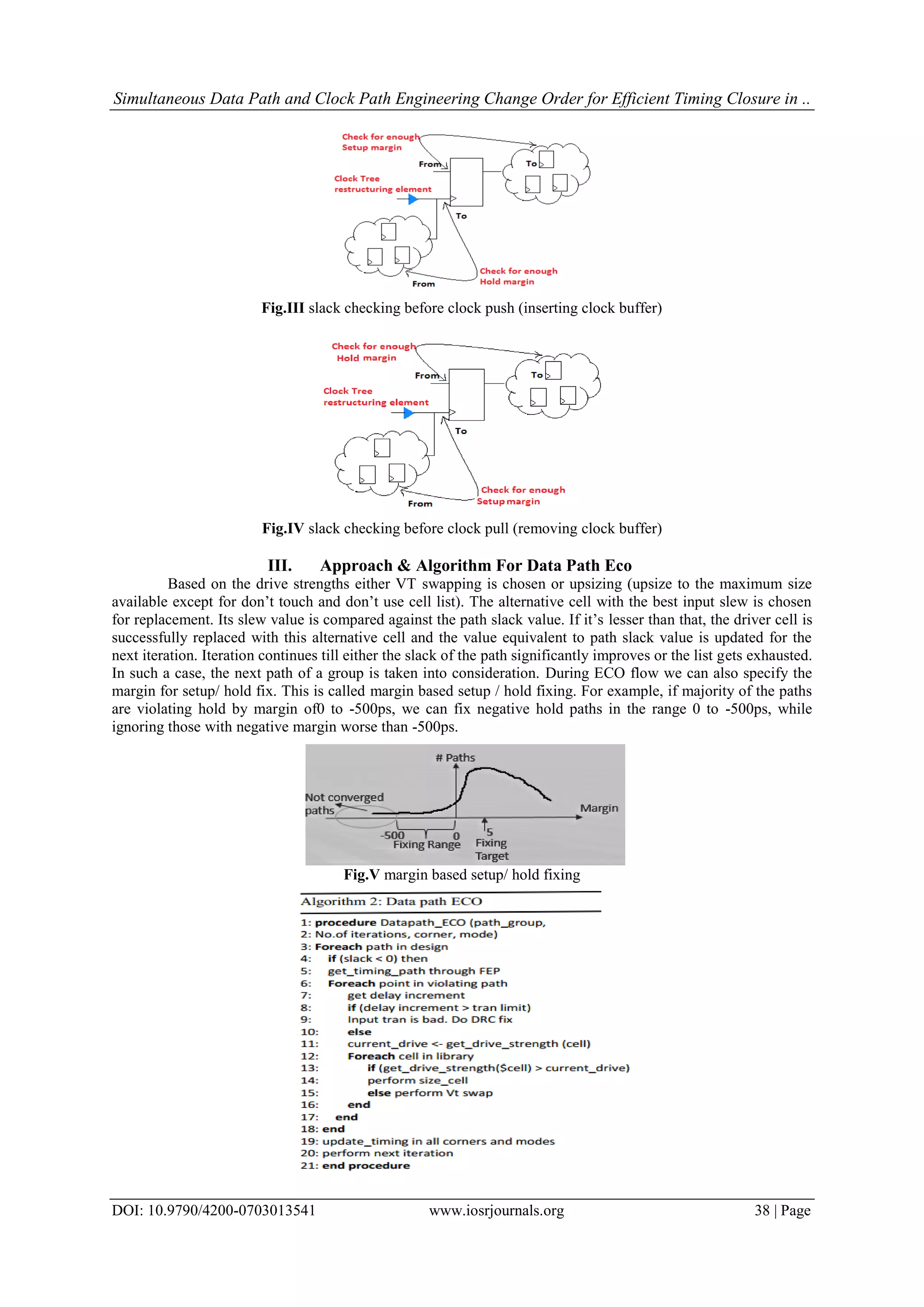 Simultaneous Data Path and Clock Path Engineering Change Order for Efficient Timing Closure in ...