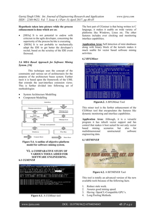 A Review on Software Mining: Current Trends and Methodologies | PDF