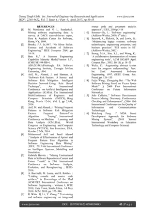 A Review on Software Mining: Current Trends and Methodologies | PDF