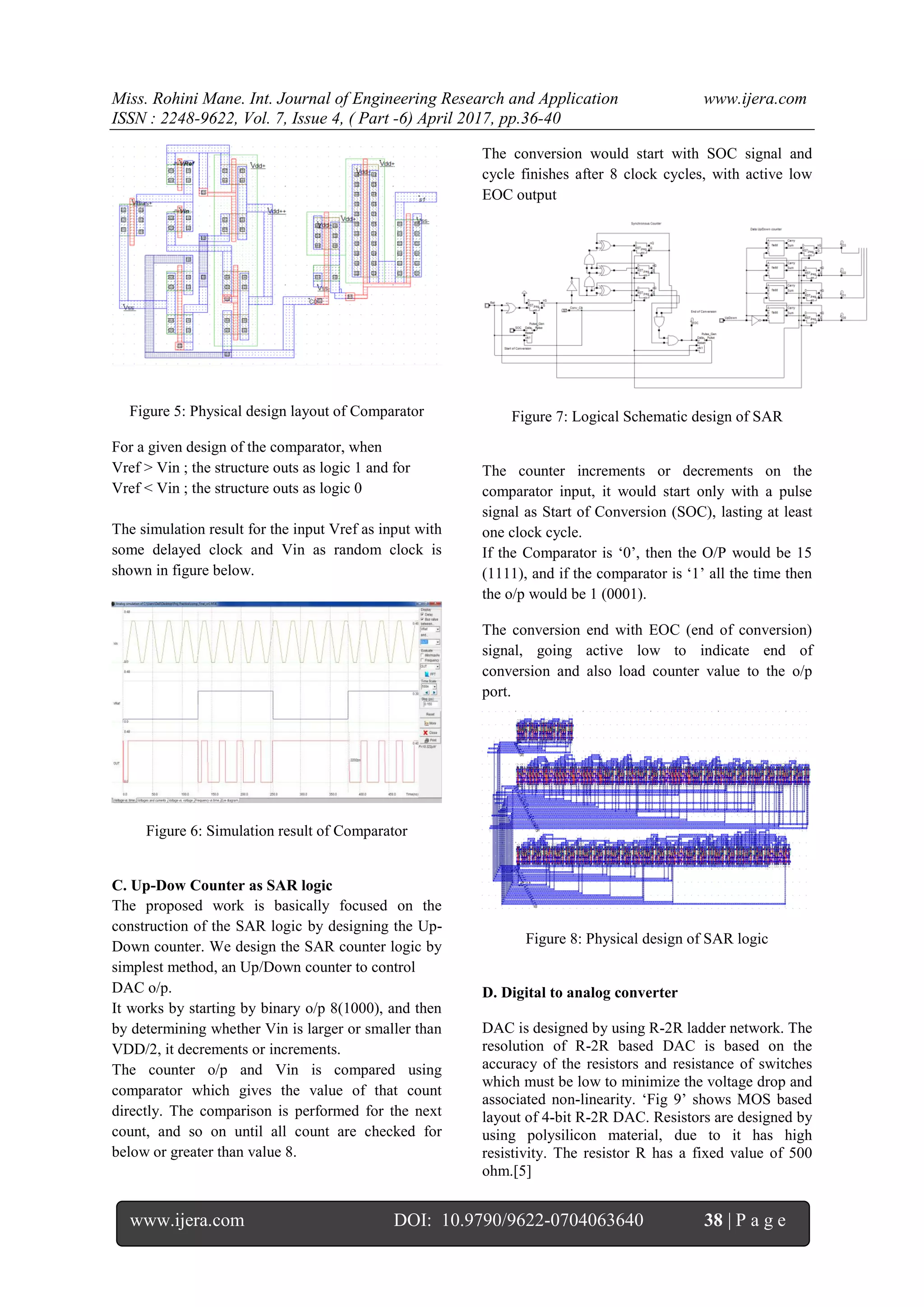 An Optimal Design of UP-DOWN Counter as SAR Logic Based ADC using CMOS 45nm Technology | PDF