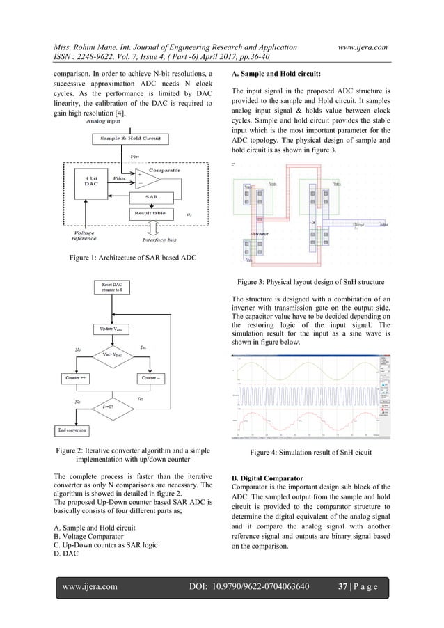 An Optimal Design of UP-DOWN Counter as SAR Logic Based ADC using CMOS 45nm Technology | PDF ...