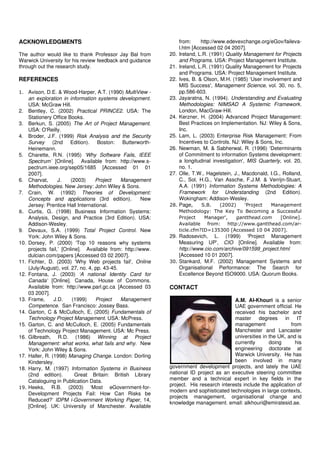 A Methodology for Managing Large-Scale IT Projects | PDF | IT and ...