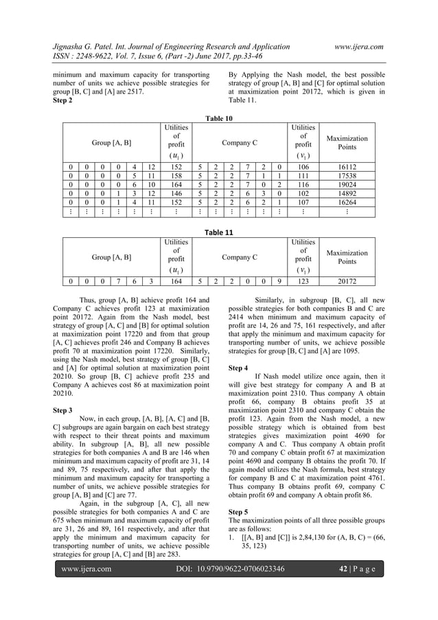 n-Parties Contract Based Transportation Problem and Its Solution | PDF