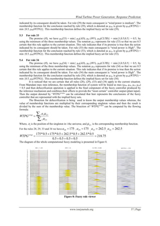 Wind Turbine Power Generation: Response Prediction | PDF