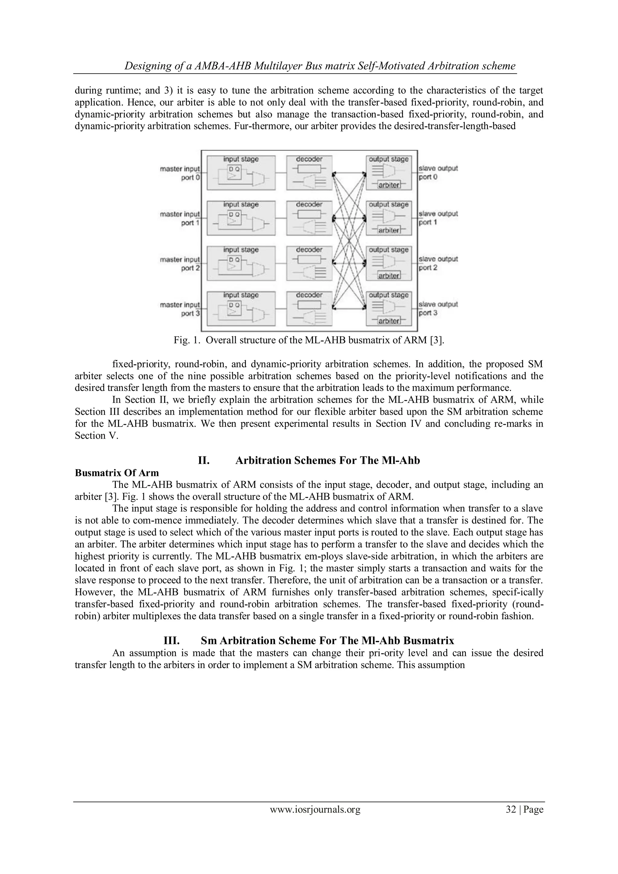 Designing of a AMBA-AHB Multilayer Bus matrix Self-Motivated ...
