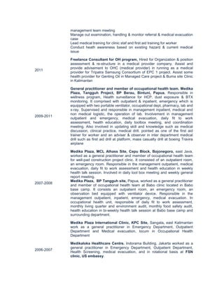 Resume_of_Dr._Boy Hidayat_2015 | PDF