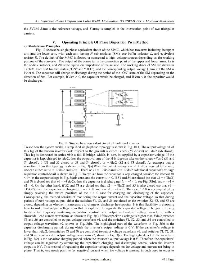 An Improved Phase Disposition Pulse Width Modulation (PDPWM) For a Mo…
