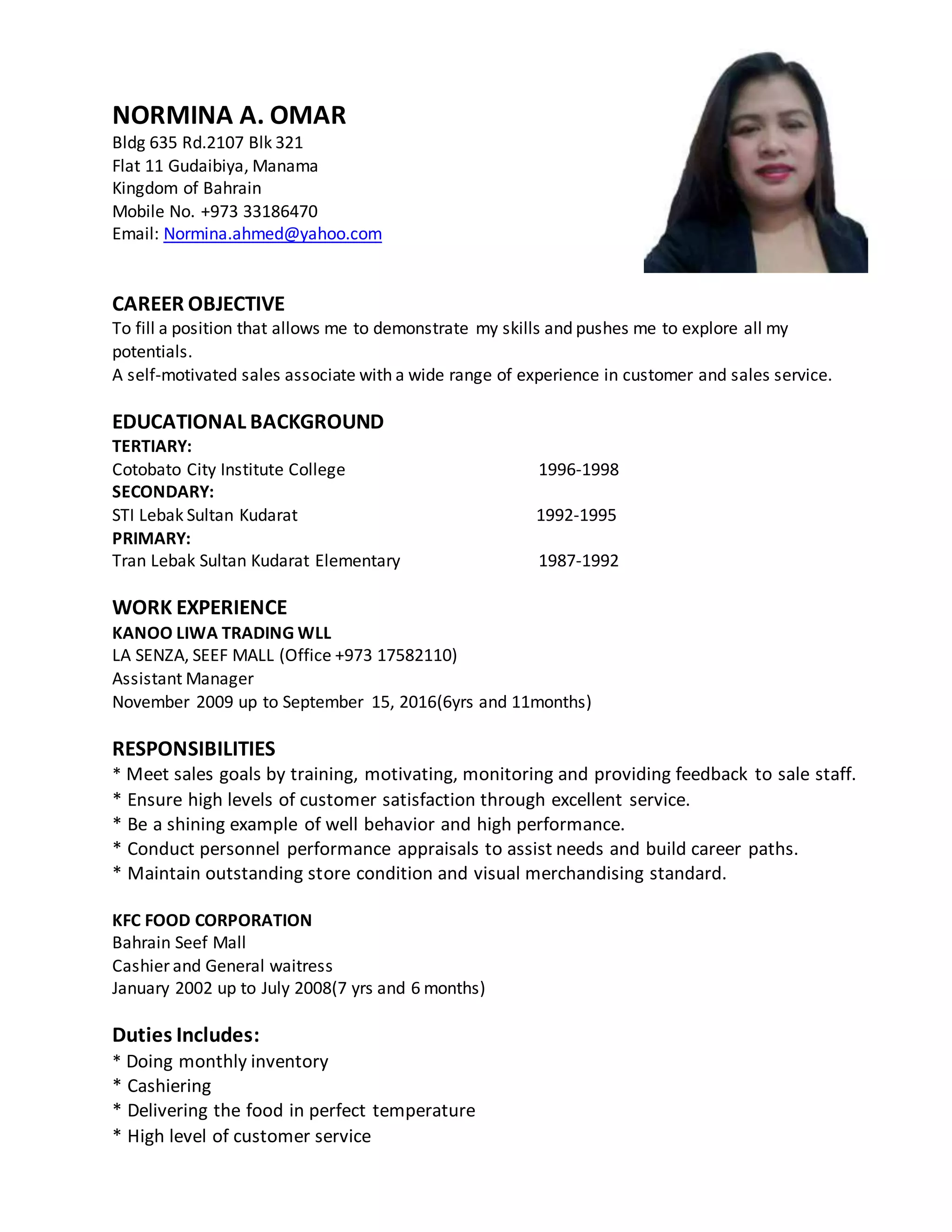 DLBY_NORMINA_CV_(1) (1) (1) | PDF