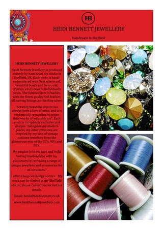 Heidi Bennett Jewellery - Images | PDF