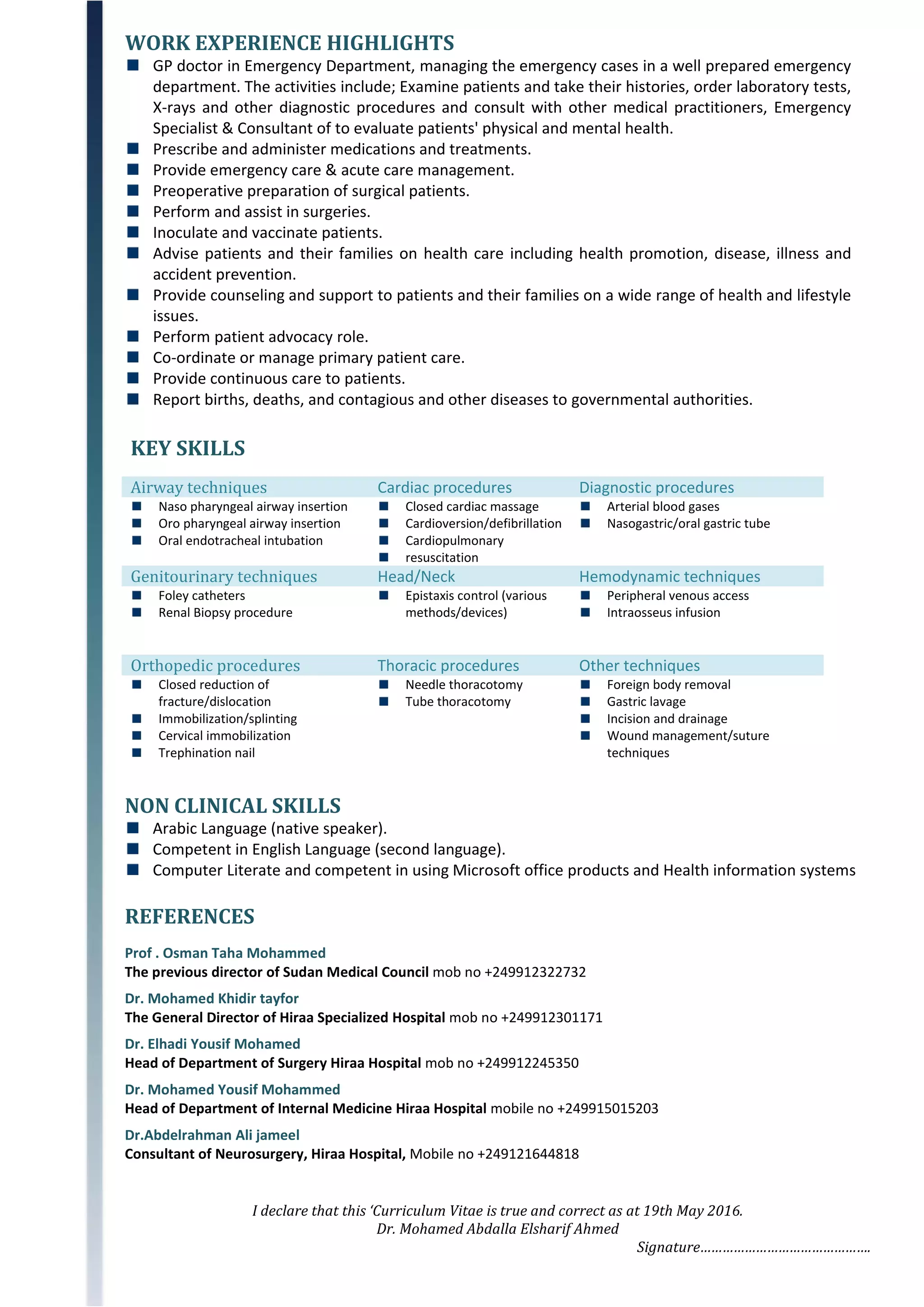 Elsharif New CV | PDF