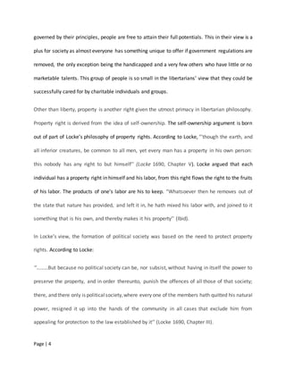 An Introduction to Libertarianism | DOCX