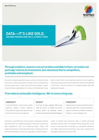 wipro_insights and analytics | PDF