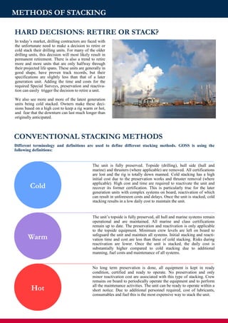 GOSS - Stacked Rig Management | PDF