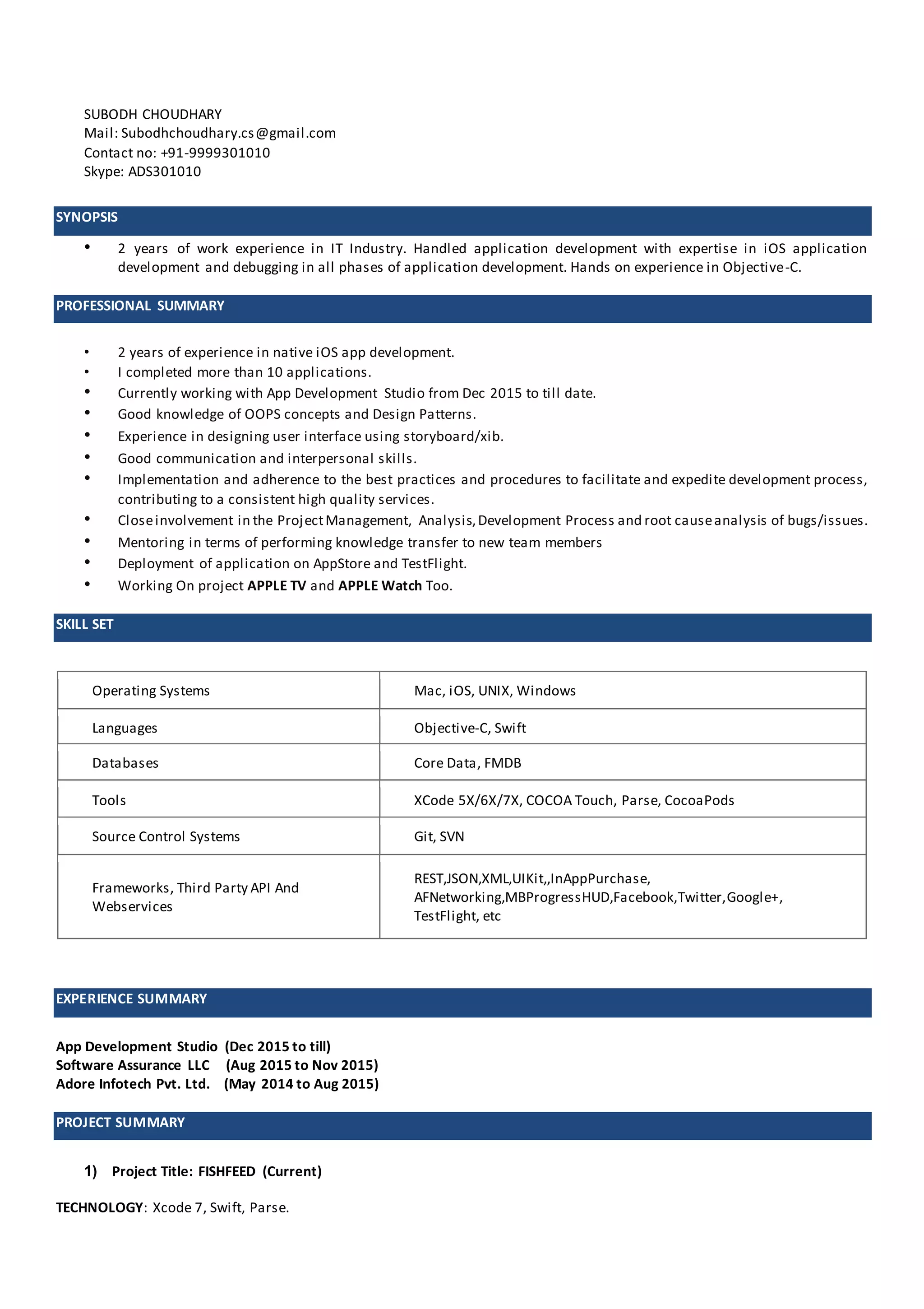 CV_Alex | DOCX | Computer Software and Applications | Computing