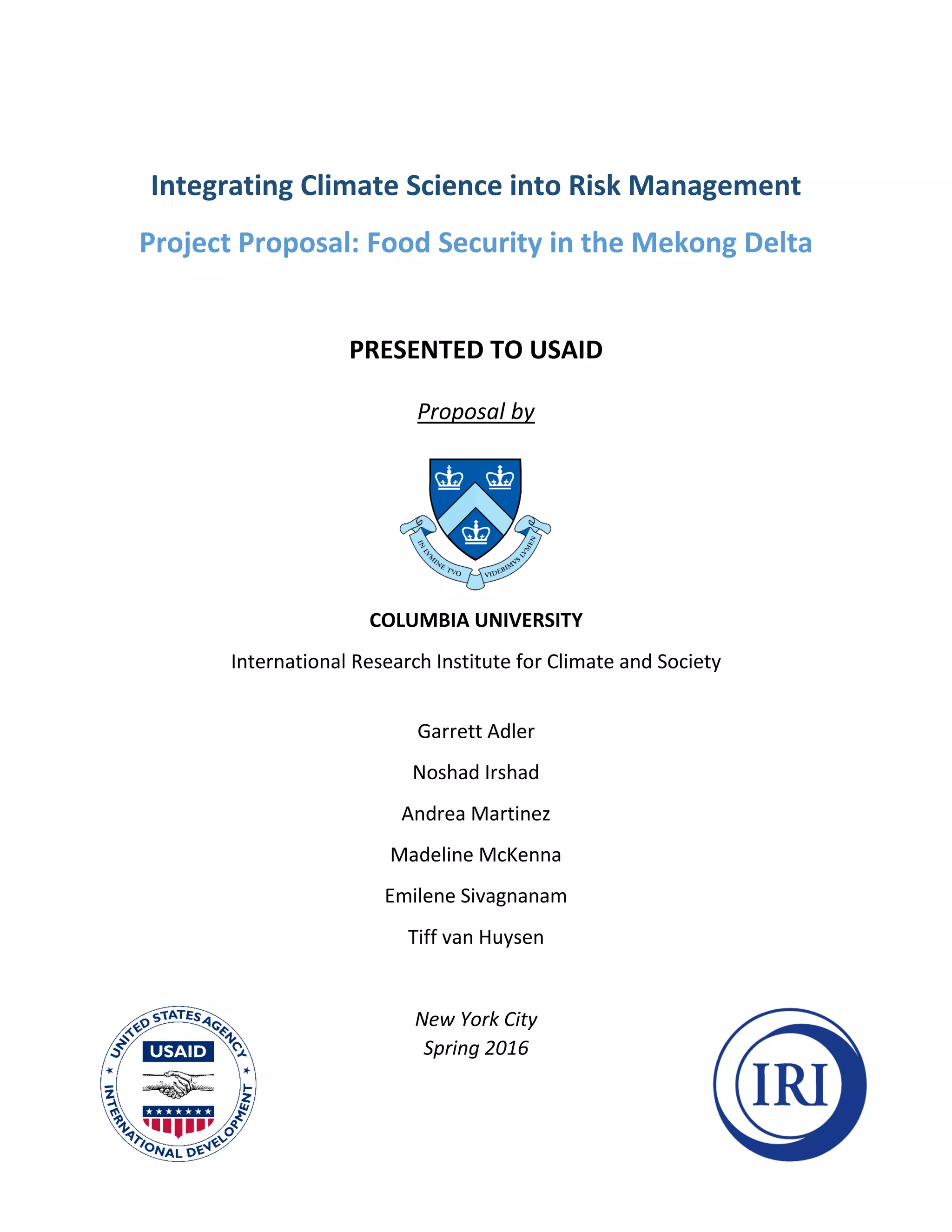 USAID_Project_Proposal | PDF