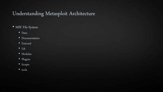 Metasploit Module Development | PPT