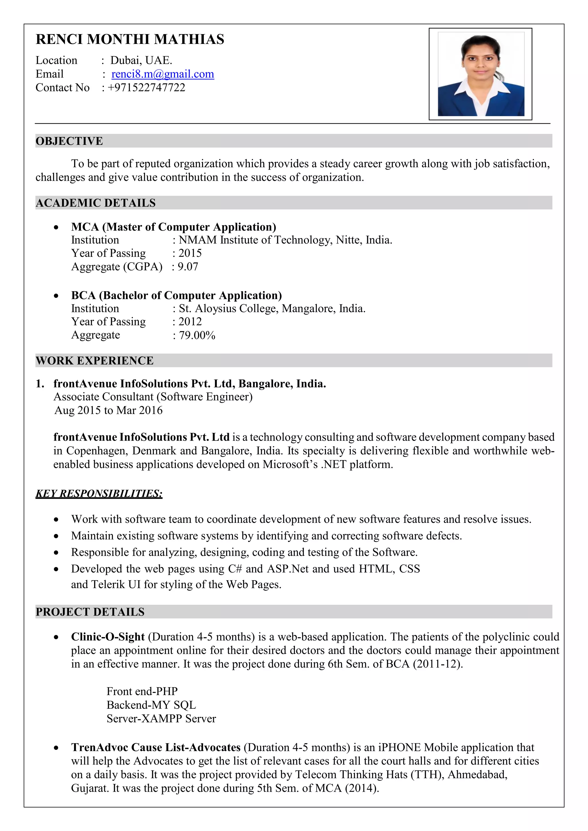 Renci M. Mathias - Resume | PDF