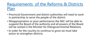 Reforms & District Development [Autosaved] | PPTX