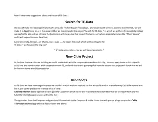 TE-Data | DOCX | IT and Internet Support | Internet