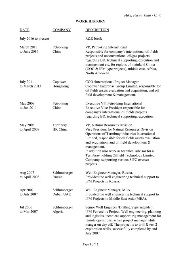 CV_Mike Yuan_201609_E | PDF