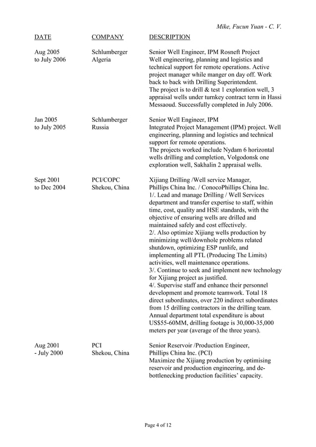 CV_Mike Yuan_201609_E | PDF