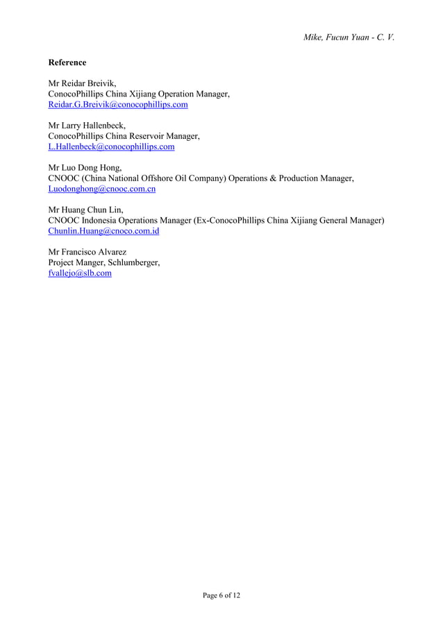 CV_Mike Yuan_201609_E | PDF