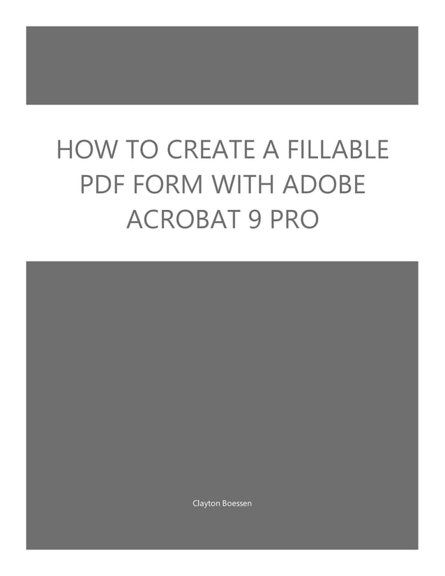 Manual for Fillable Form | DOCX | Desktop Publishing | Computer ...