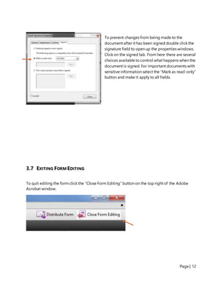 Manual for Fillable Form | DOCX | Desktop Publishing | Computer ...