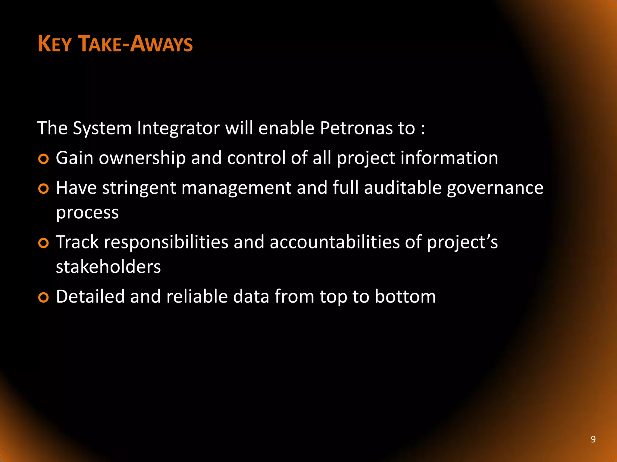 Petronas Project Governance and Management Systems deal | PDF