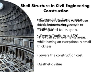 Analysis Of Thin Shell | PPTX | Civil Engineering Industry | Industries