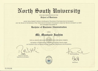 BBA Certificate | PDF