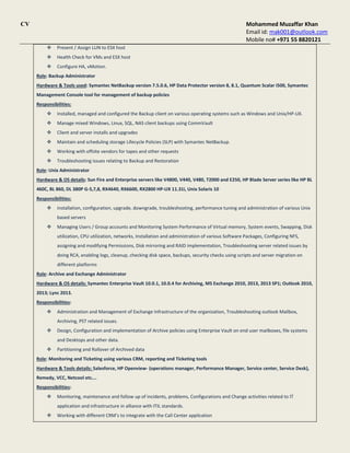 Resume _VM_NSX | PDF